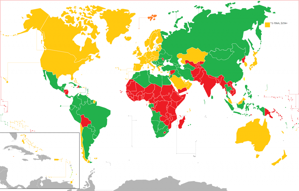 The New 1st, 2nd, and 3rd World - Vivid Maps