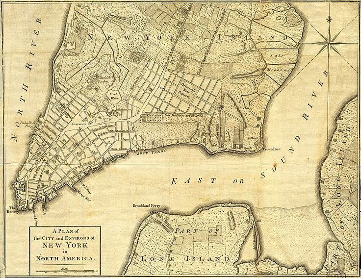 A British map of New York City (1776) - Vivid Maps
