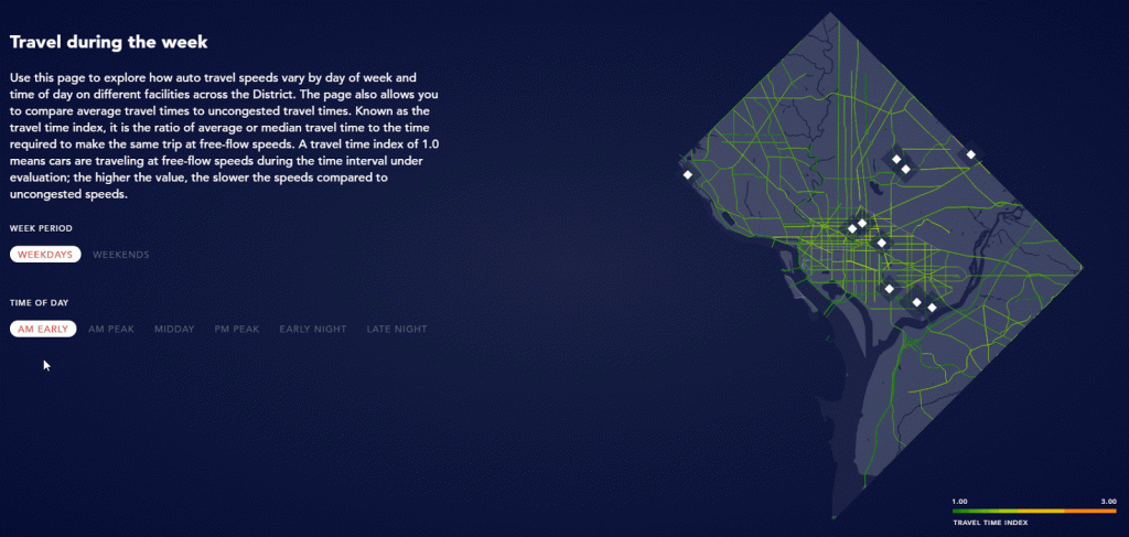 District Mobility: Multimodal Transportation in the District - Vivid Maps