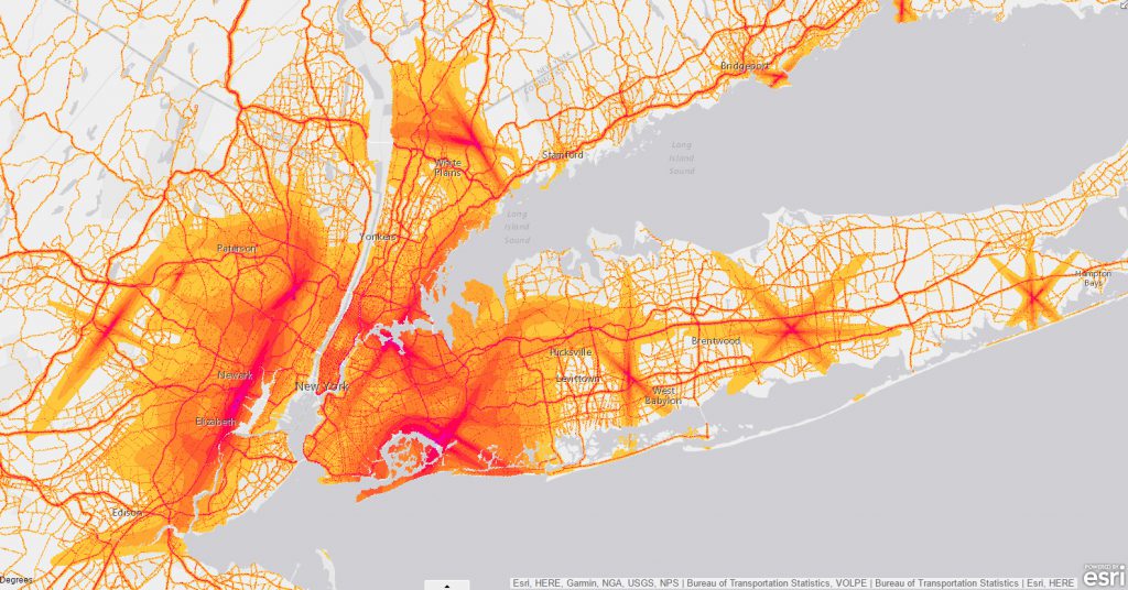 Road and Aviation Noise in the U.S. - Vivid Maps