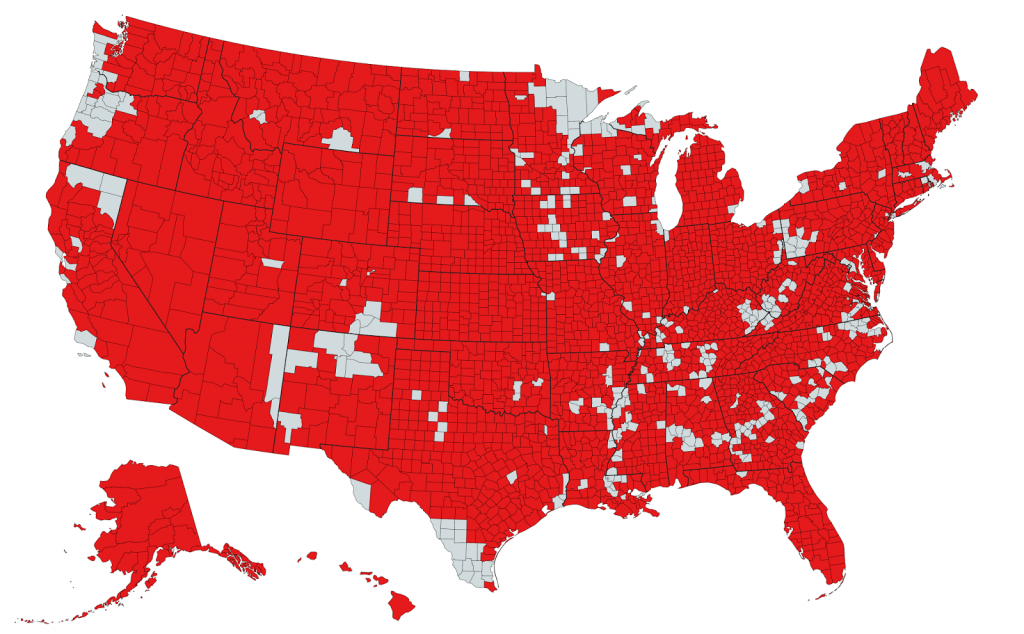 Each U.S. County that Ronald Reagan Won More Than 50% of the Vote in ...