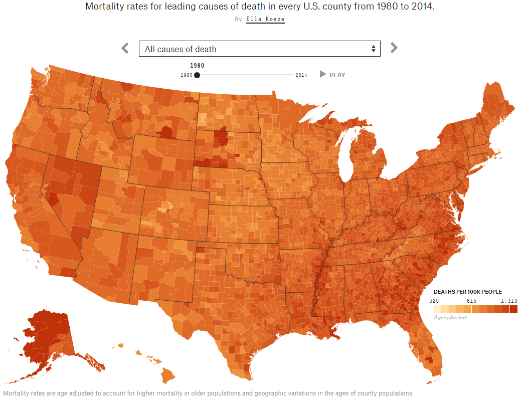 US-deaths - Vivid Maps