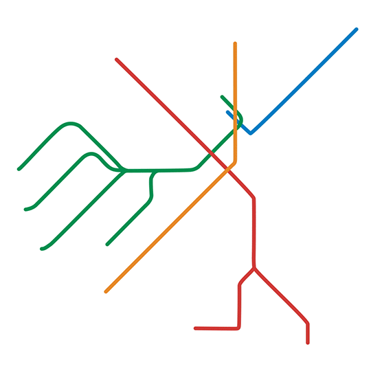 Subway Maps compared to its real geography - Vivid Maps