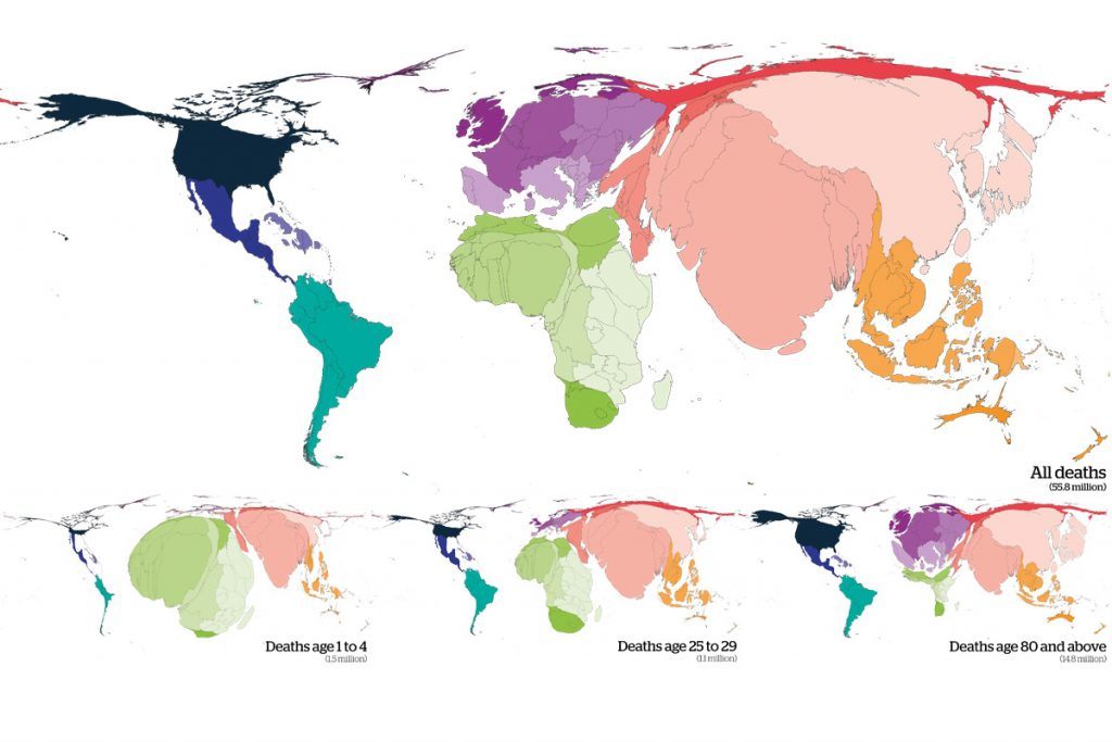 Mapping the world’s mortality - Vivid Maps