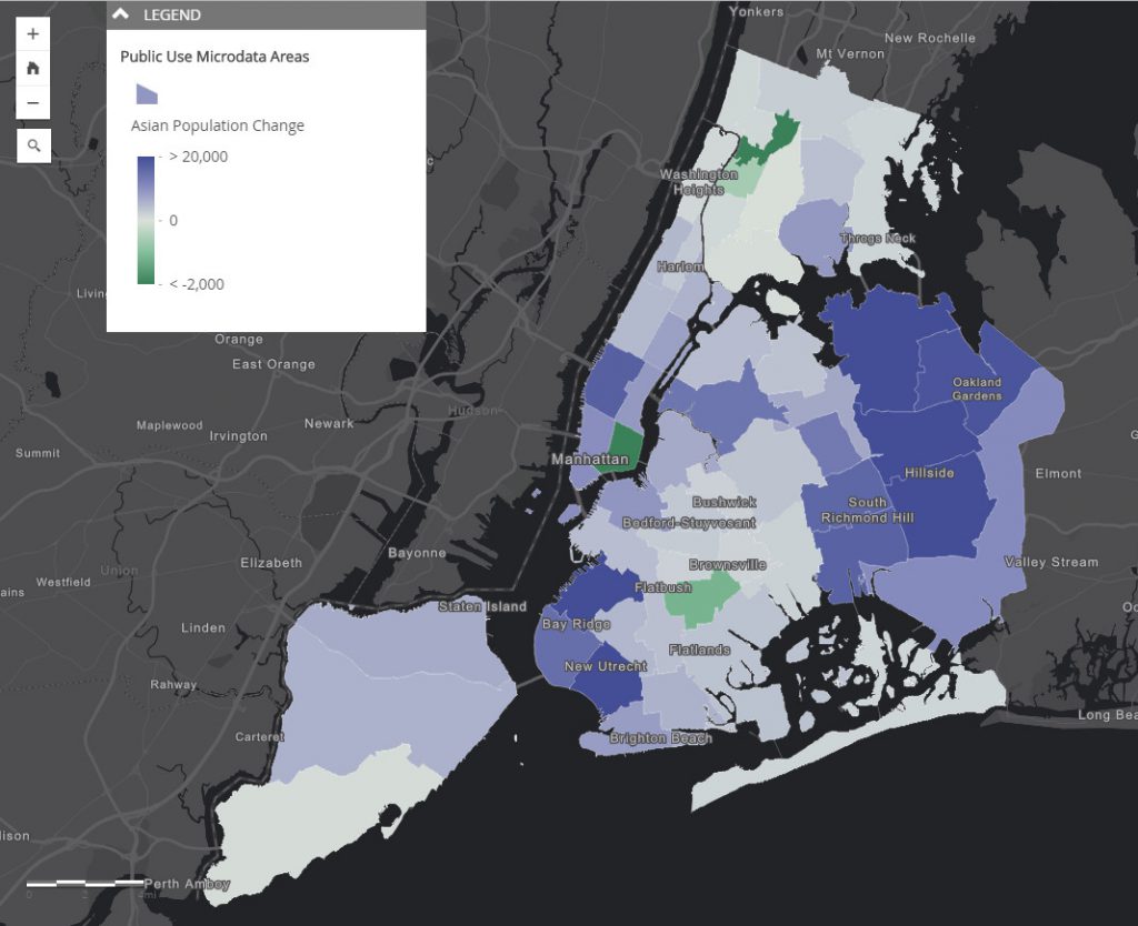 The Modern Transformation of NYC (2000 - 2015) - Vivid Maps