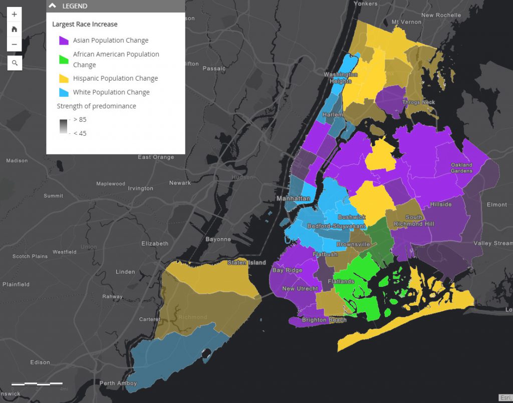 The Modern Transformation of NYC (2000 - 2015) - Vivid Maps
