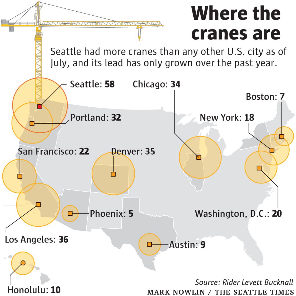 Where the cranes are? - Vivid Maps