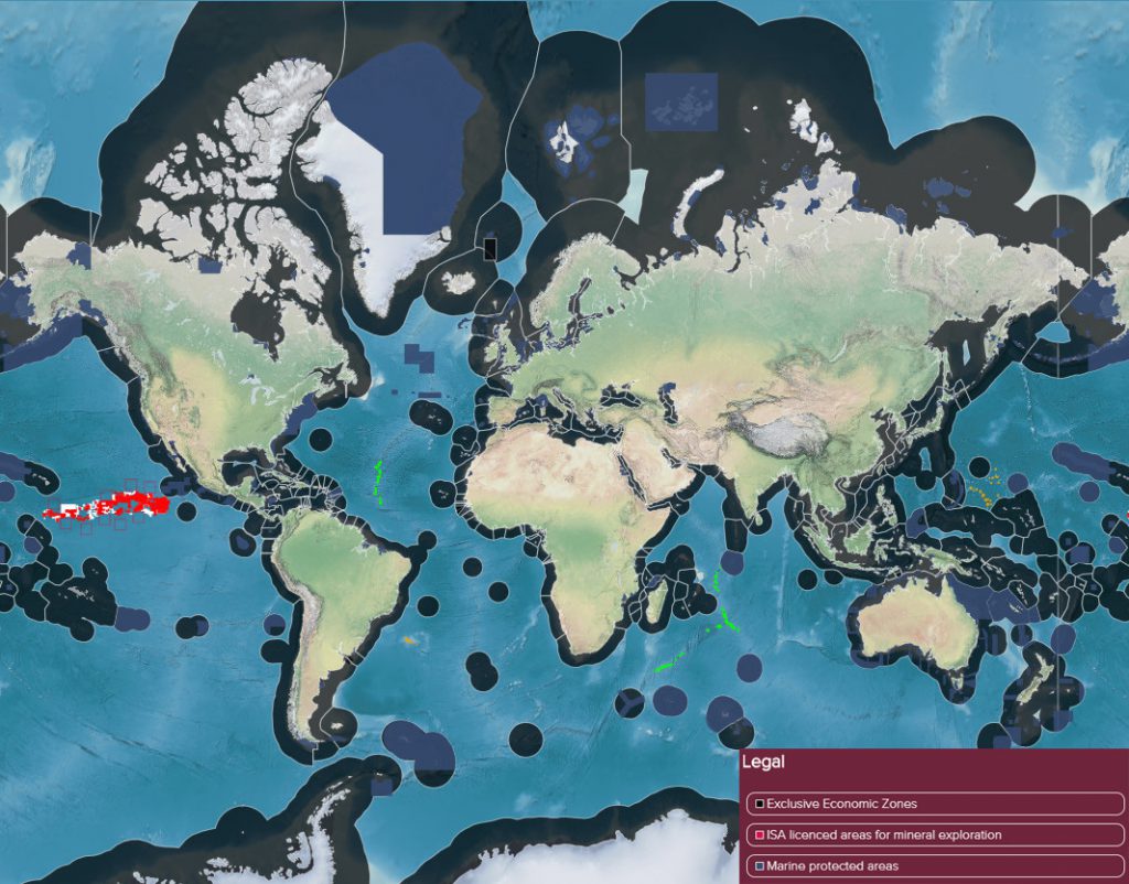 Future ocean resources map - Vivid Maps