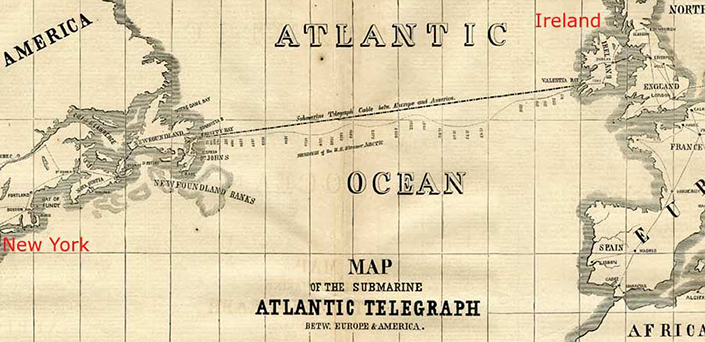 Submarine Cable map - Vivid Maps