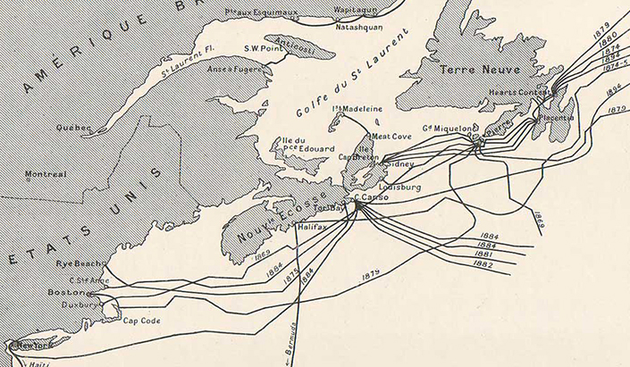 Submarine Cable map - Vivid Maps