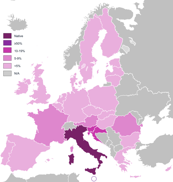 Knowledge of different languages in the European Union - Vivid Maps