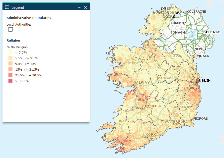 Mapping the Irish Census (2016 ) - Vivid Maps