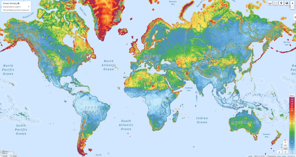 Global wind atlas - Vivid Maps