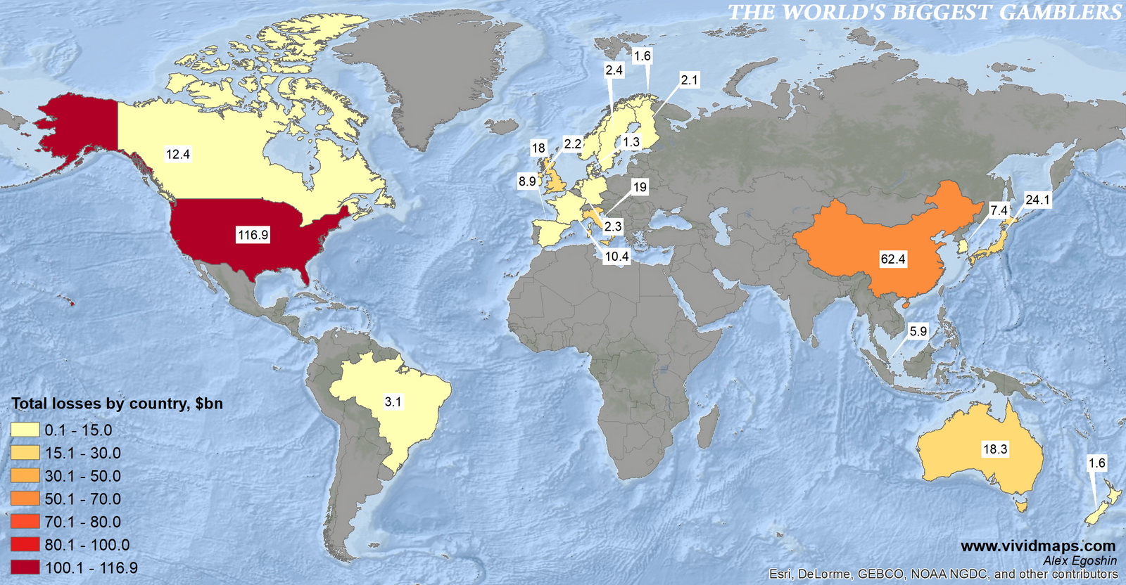 The biggest gamblers in the world - Vivid Maps