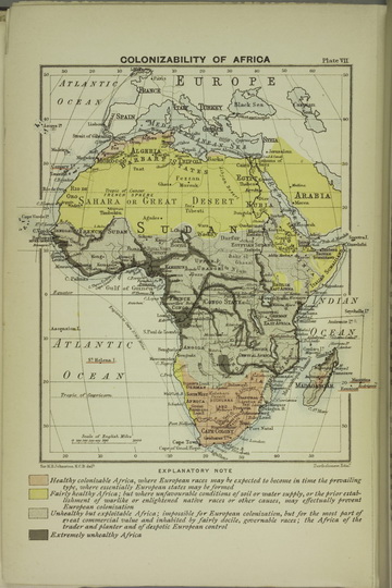 Colonizability of Africa (1899) - Vivid Maps