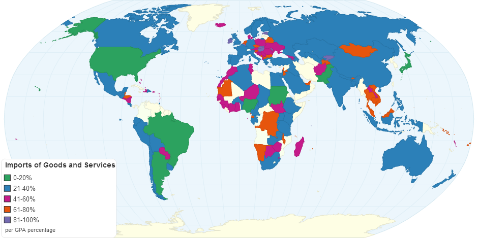 Imports of Goods and Services by Country - Vivid Maps
