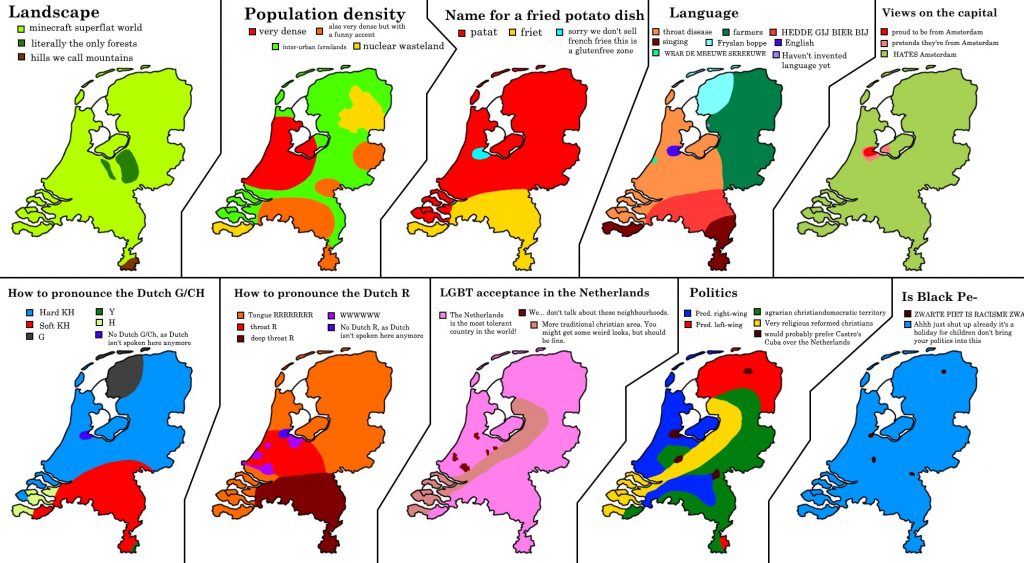 Tearing the Netherlands apart - Vivid Maps